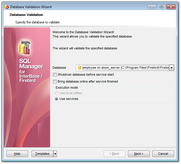 Online Documentation for SQL Manager for InterBase/Firebird | SQLManager